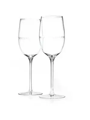 Christofle Perles Wine Glasses - Neutrals