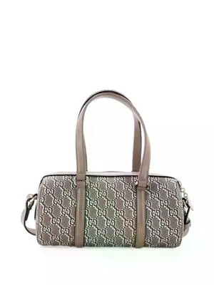 Gucci Convertible Duffle Bag Gg Shadow Coated Canvas Small Shoulder Bag