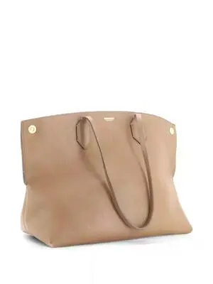 Burberry Society Leather Large Tote Bag