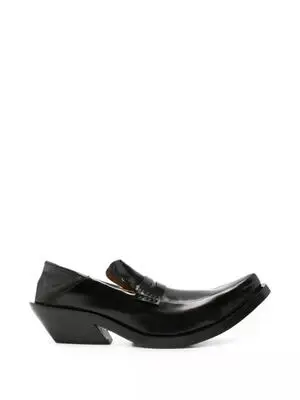 EGONLAB Spike Leather Loafers