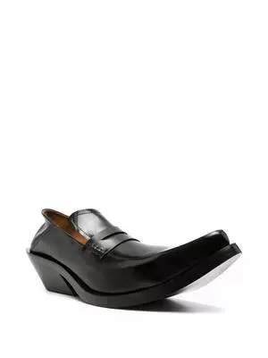 EGONLAB Spike Leather Loafers