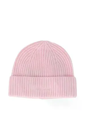 MC2 SAINT BARTH Moss Ribbed-knit Beanie Hat - Pink