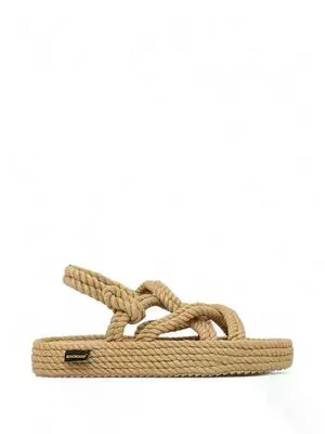 BOHONOMAD Bodrum Rope-detailed Platform Sandals - Neutrals