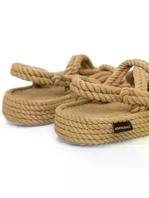 BOHONOMAD Bodrum Rope-detailed Platform Sandals