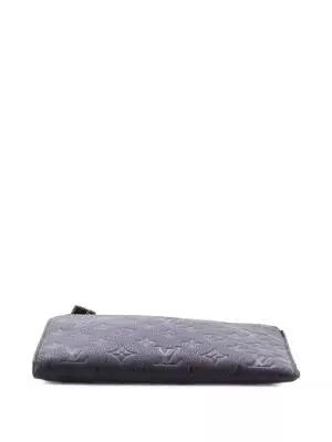 LOUIS VUITTON Pochette Melanie Monogram Empreinte Leather Mm Clutch Bag
