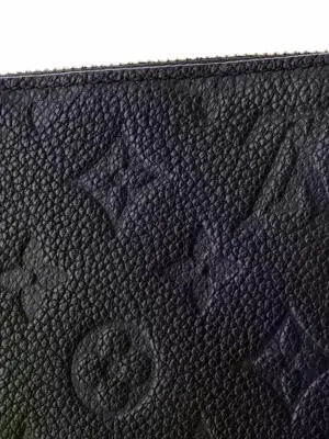 LOUIS VUITTON Pochette Melanie Monogram Empreinte Leather Mm Clutch Bag