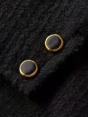 Saint Laurent Single-breasted Jacket In Tweed