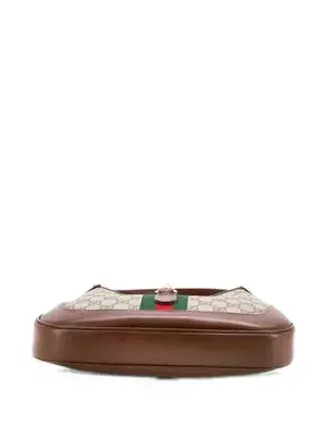 Gucci Jackie 1961 Gg Coated Canvas Small Hobo Bag