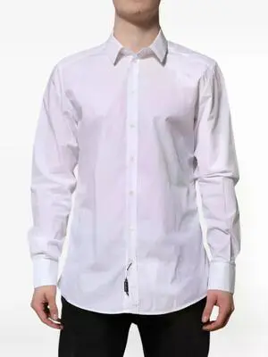 Dolce & Gabbana Gold Long-sleeve Shirt - White