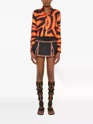 Emilio Pucci Labirinto-print Silk Shirt