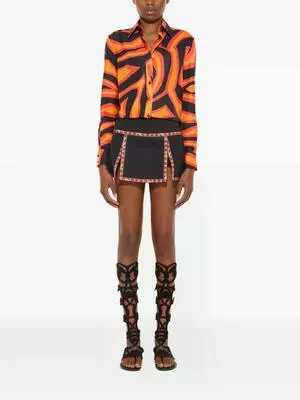 Emilio Pucci Labirinto-print Silk Shirt
