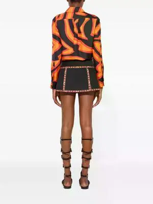 Emilio Pucci Labirinto-print Silk Shirt