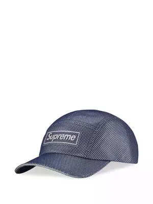 Supreme Metallic Mesh Camp Cap - Blue