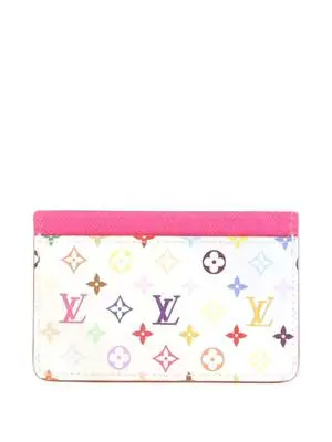 LOUIS VUITTON X Takashi Murakami Monogram Multicolor With Leather Card Holder
