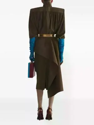 MUGLER Kaki Cargo Shirt