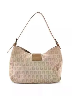 Fendi Zucchino Canvas Medium Shoulder Bag