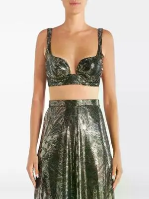 Etro Sequin-embellished Underwire Top - Black