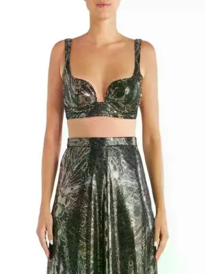 Etro Sequin-embellished Underwire Top
