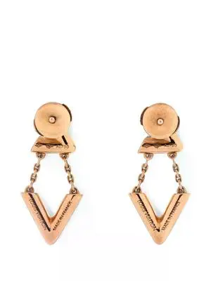 LOUIS VUITTON Volt Upside Down 18k Rose Gold Earrings