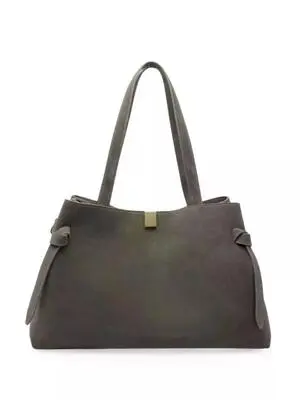 Yuzefi Gyoza Suede Shoulder Bag - Grey