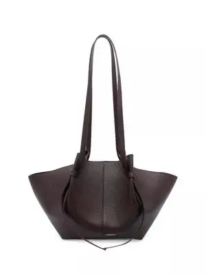 Yuzefi Mochi Pebble-grain Shoulder Bag - Brown
