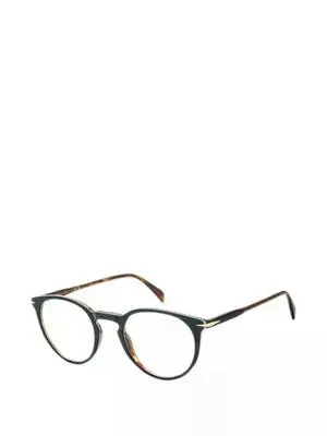 DB EYEWEAR BY DAVID BECKHAM Round-frame Glasses - Green