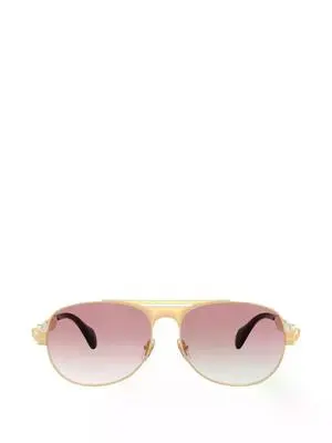 Versace Medusa Pilot-frame Sunglasses - Gold