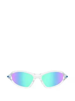 Oakley Portal Jacket Oval-frame Sunglasses - White