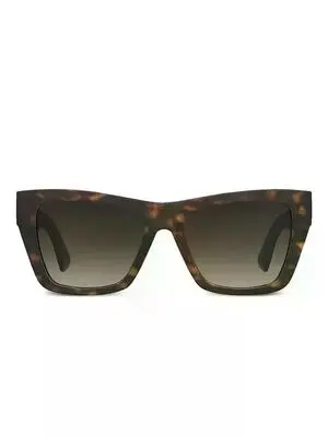 Moschino Square-frame Sunglasses - Brown