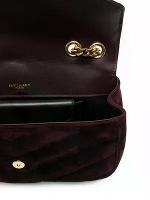 Saint Laurent Loulou Small In Matelassé Suede