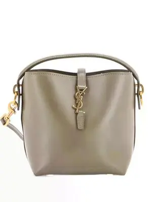 Saint Laurent Le 37 Leather Mini Bucket Bag