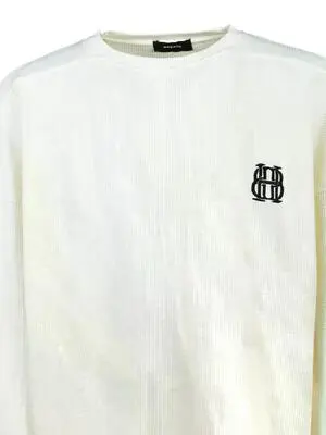 BREATH Logo-embroidered Waffle-knit Sweatshirt