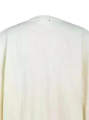 BREATH Logo-embroidered Waffle-knit Sweatshirt - White