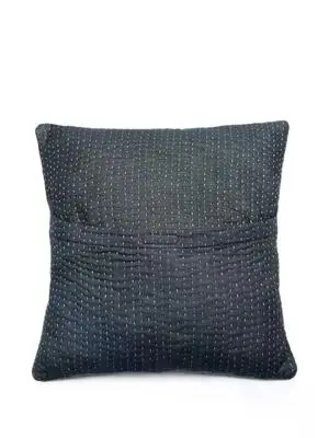 MAHARISHI Sashiko-stitch Patchwork Cushion