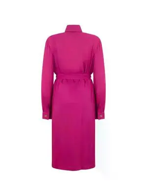 Moschino Belted Midi Shirt Dress