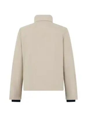Fedeli High-neck Windbreaker Jacket - Neutrals