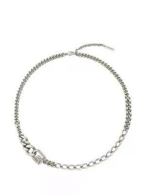 Givenchy G Line Necklace In Metal - Silver