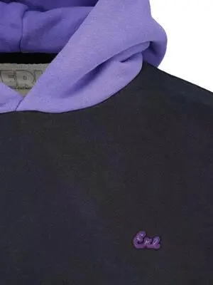 ERL Logo-embroidered Colour-block Hoodie
