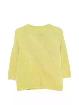 NIU Ribbed-trim Sweater - Green