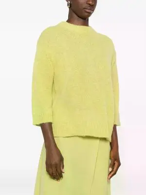NIU Ribbed-trim Sweater - Green