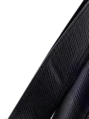 Prada Logo Flap Messenger Bag Saffiano Leather Medium Crossbody Bag