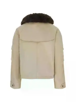 GIOVANNI PARIS Erin Faux-fur Trim Drawstring Jacket