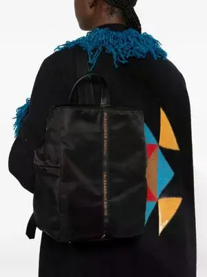 ALEXANDER SMITH Medium Daisy Logo-embellishment Backpack