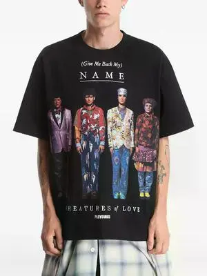 PLEASURES Creatures Graphic-print T-shirt - Black