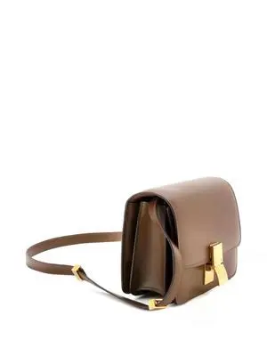 Celine Classic Box Bag Smooth Leather Small Crossbody Bag - Brown