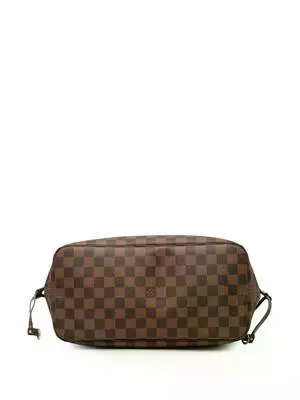LOUIS VUITTON 2014 Damier Ebene Neverfull Mm Tote Bag - Brown
