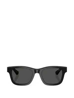 Burberry Faceted Square-frame Sunglasses - Black