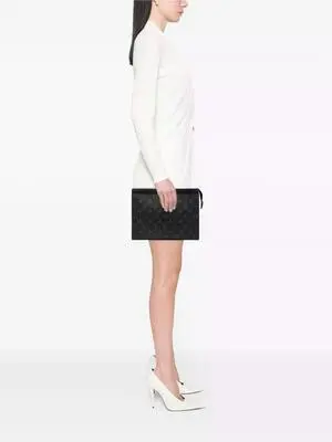 LOUIS VUITTON 2000-2026 Monogram Eclipse Pochette Voyage Mm Clutch Bag - Black