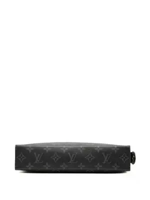 LOUIS VUITTON 2000-2026 Monogram Eclipse Pochette Voyage Mm Clutch Bag
