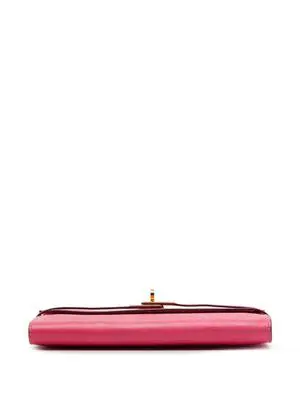 Hermès 2016 Chevre Mysore Kelly Longue Wallet Long Wallets